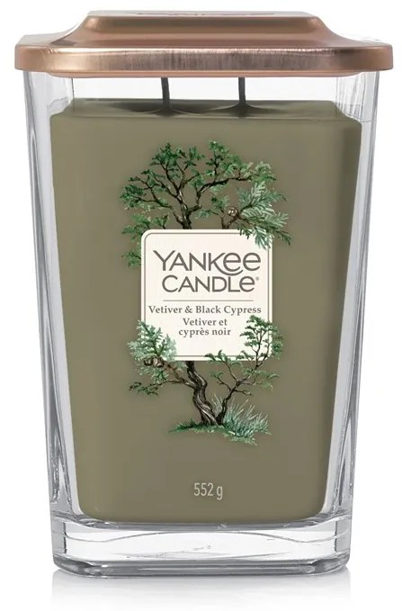 VONNÁ SVÍČKA YANKEE CANDLE ELEVATION VETIVER & BLACK CYPRESS 552 g