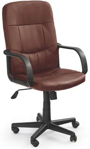 Halmar Kancelářská židle Denzel tmavě hnědá