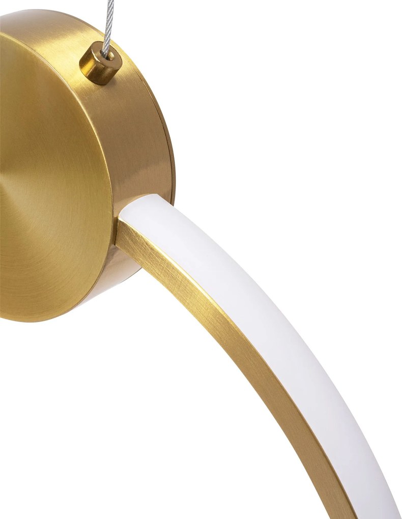Toolight Toolight, LED stropní svítidlo 30cm, 13W, 4000K, 1500lm, APP1394-CP, zlatá matná, OSW-00952