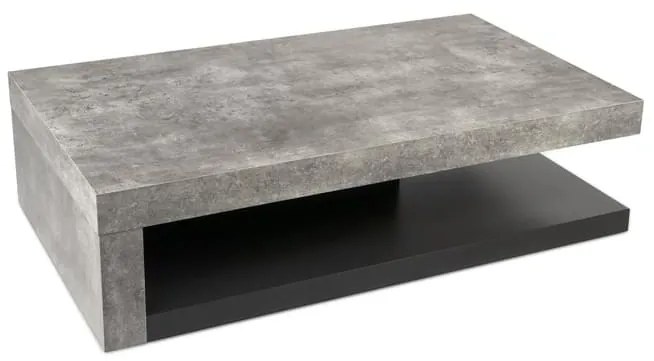 Konferenční stolek Liago, šedá/černá