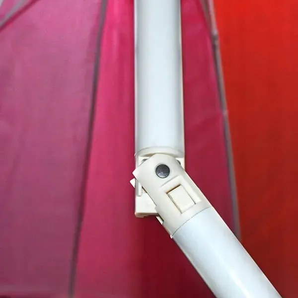 JU Slunečník DUHA, polyesterová tkanina, UV ochrana, 220 cm