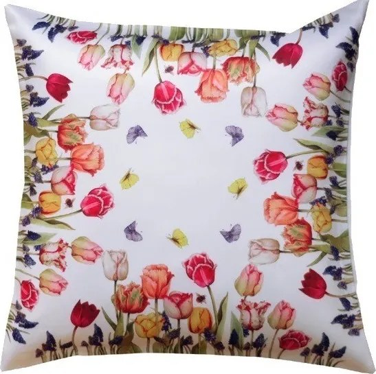 Povlak na polštář Tulipánová nádhera 40 × 40 cm