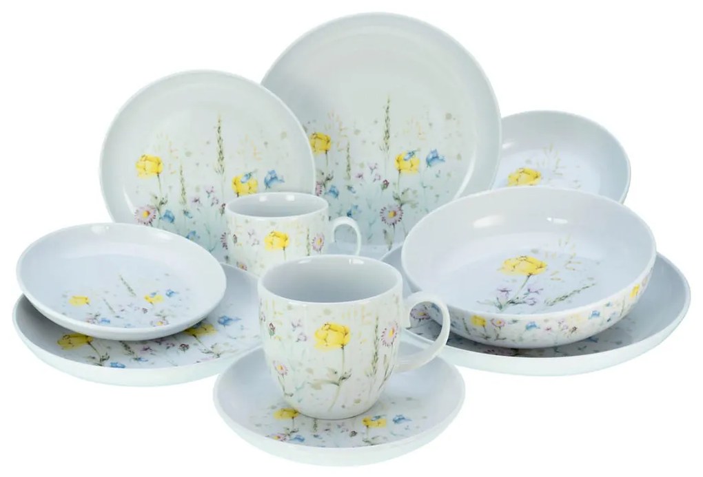 XXXLutz KOMBINOVANÁ SOUPRAVA, porcelán Creatable - Sady nádobí kombinované - 007768094401