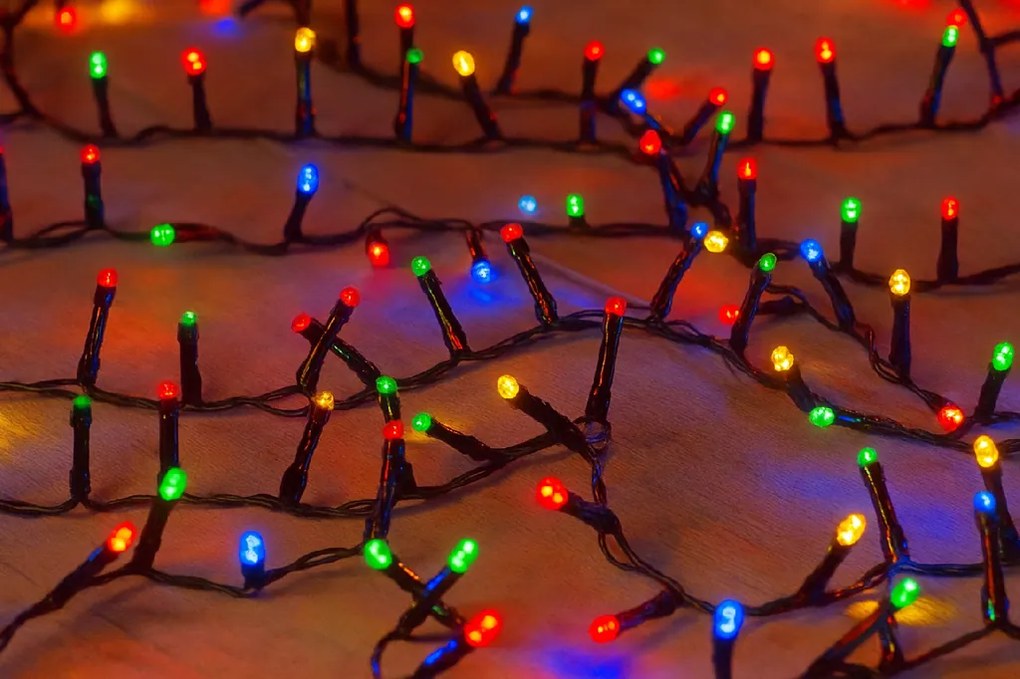 Vánoční světýlka vnitřní multicolor 200 LED
