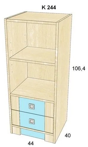 Kombinovaná skříňka BOŘEK K 244