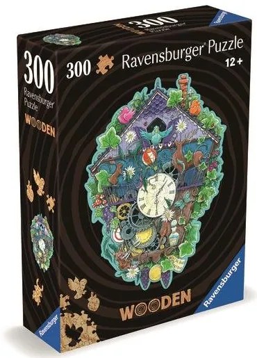 Puzzle ravensburger 120007593 dřevěné puzzle kukačkové hodiny