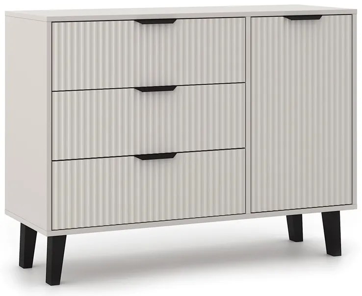 Komoda SCANDI 1D3S SLIM kašmír