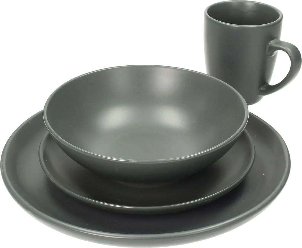 Sada nádobí Vivo Dark Grey 4/16