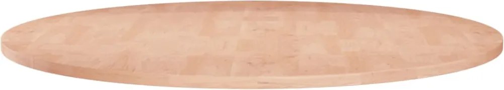 vidaXL Kulatá stolní deska Ø60x1,5 cm masivní dub bez povrchové úpravy