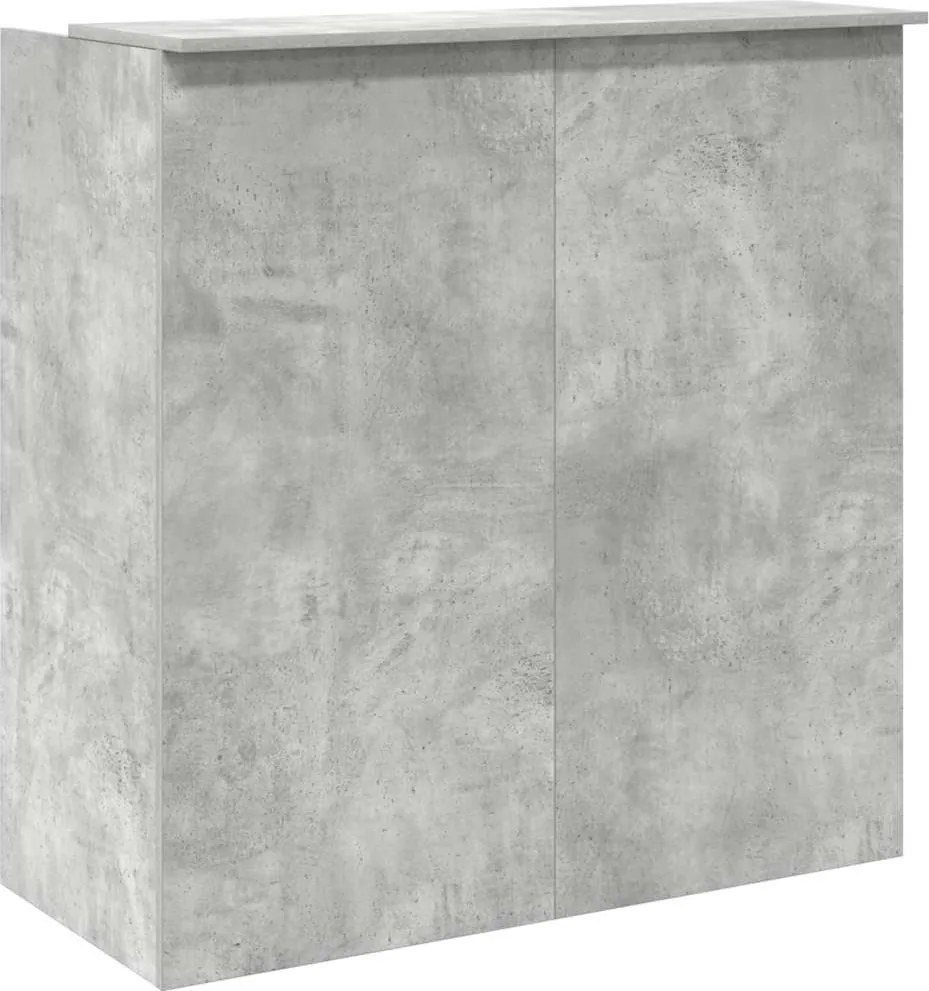 Recepční stůl betonově šedý 100x50x103,5 cm kompozitní dřevo 3324163