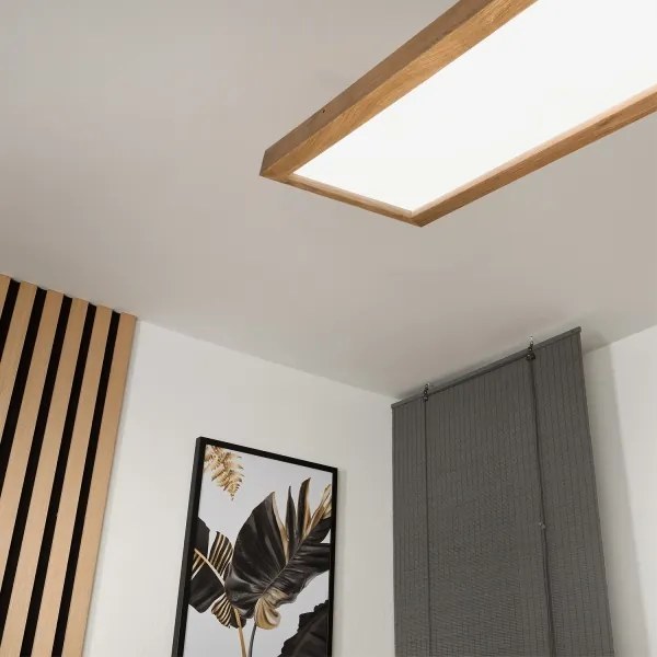 Brilagi - LED Koupelnové svítidlo WOODY FRAME LED/40W/230V 120x30 cm IP44 dub