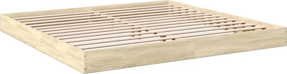 vidaXL Rám postele bez matrace 180x200cm Dřevěné konstrukce [842002] Barva: Betonová šedá