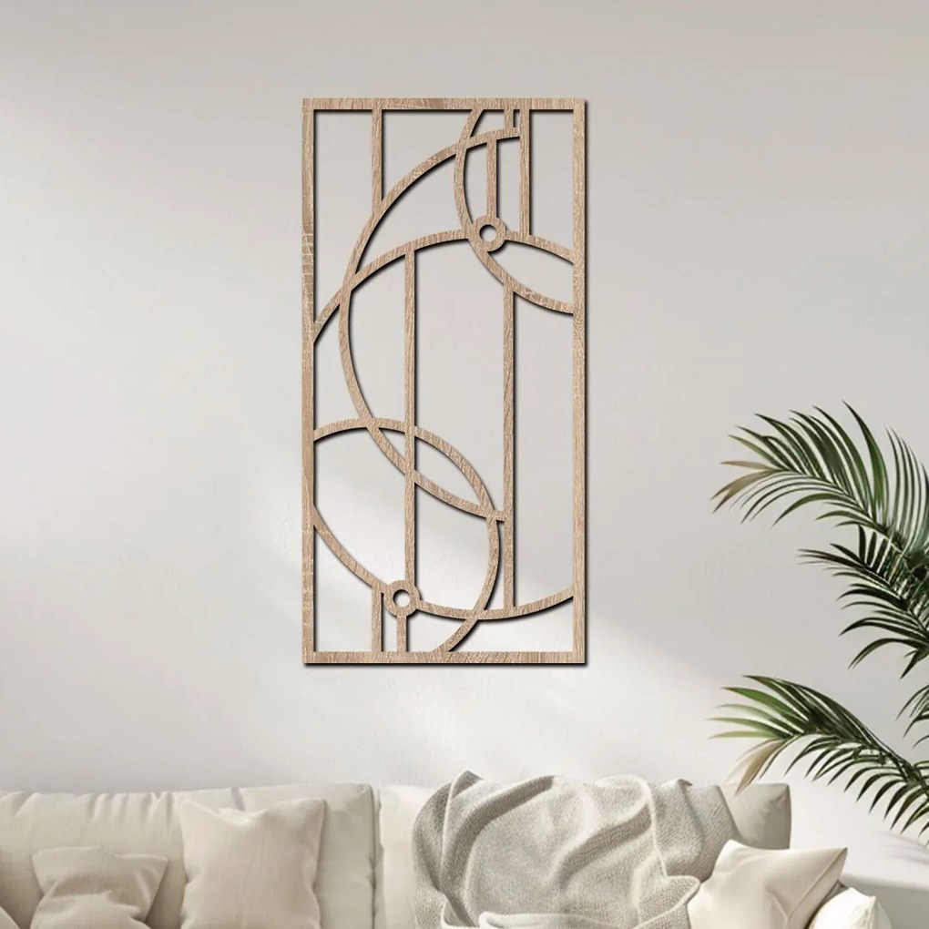 dřevo života Dekorační panel GATSBY III Zvolte rozměr (cm): 30x60, Zvolte barvu dekoru: Bílá
