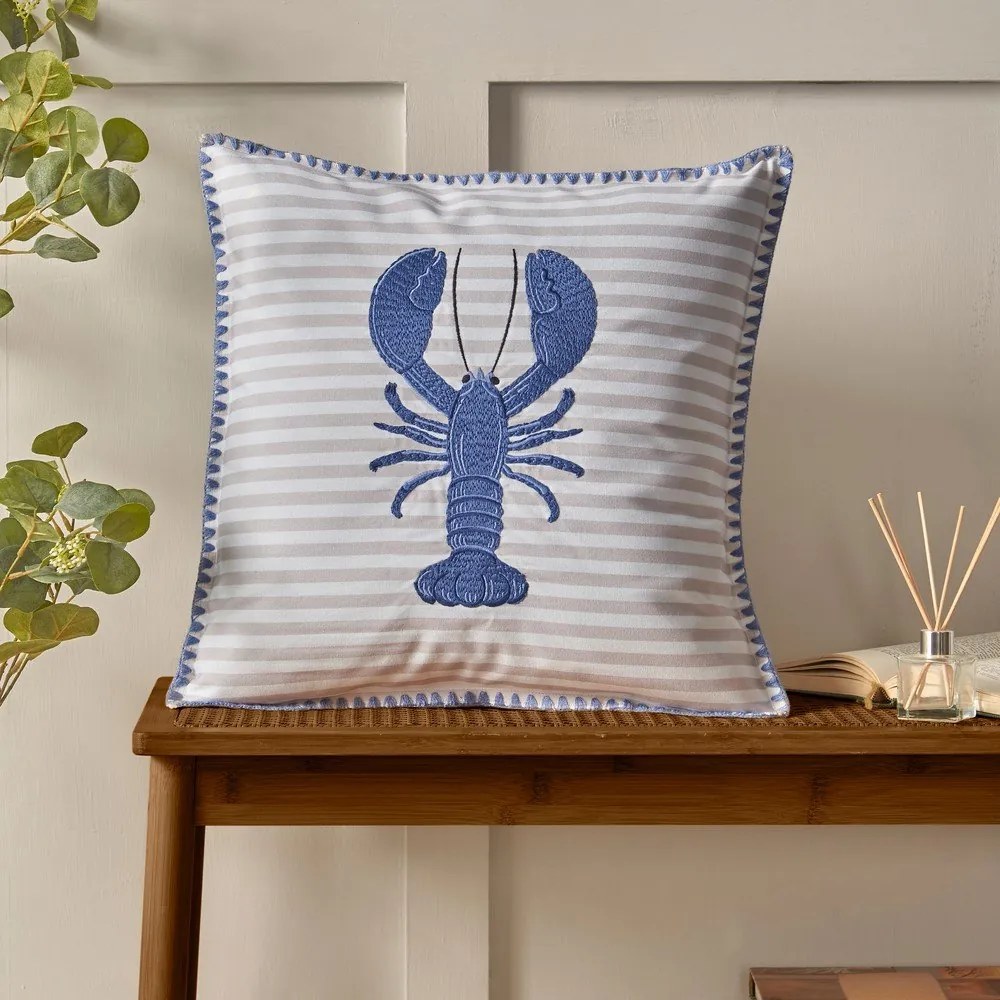 Dětský polštářek 45x45 cm Lobster Embroidered – Catherine Lansfield
