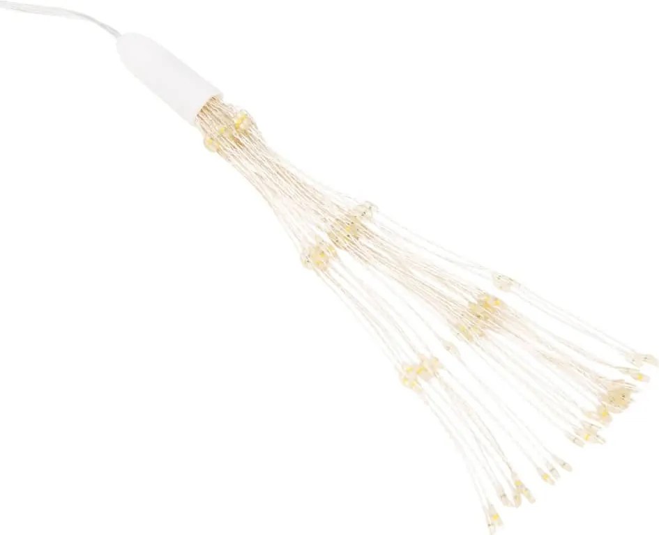 Vánoční hvězdicová světla 8ks 140 studeně bílých LED diod 17 cm 3190513