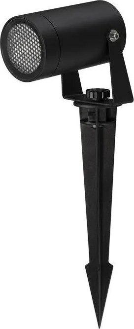 NV 9136183 Venkovní svítidlo s bodcem DESTRY černý hliník a čiré sklo plástvový difuzor proti oslnění GU10 1x10W 220-240V bez žárovky IP54 - NOVA LUCE
