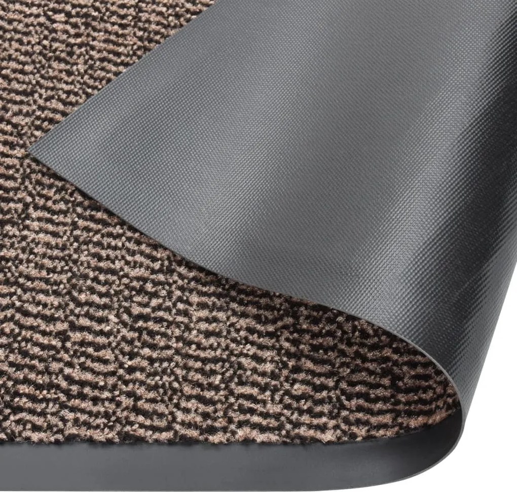 vidaXL Protiprachová obdélníková rohožka všívaná 80x120cm [326940] Barva: Černá