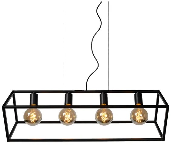 Lucide 00425/04/30 - Lustr na lanku FABIAN 4xE27/40W/230V