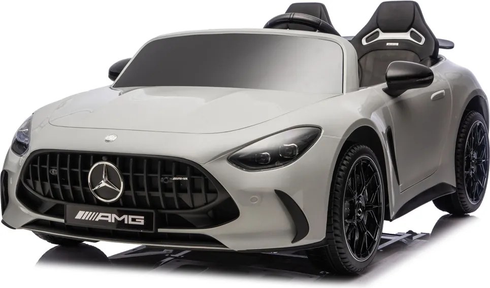 LEAN CARS Elektrické autíčko Mercedes GT63 AMG DK-GT63 24V LCD lakované světle šedé