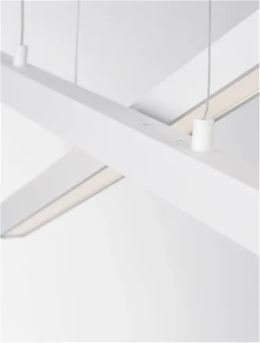 Závěsné LED svítidlo NOVA LUCE X-LINE 40W 3000K 9060910 stmívatelné Triac