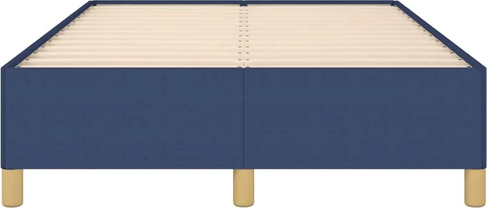 Rám postele bez matrací modrá 120x190 cm textil 3269644