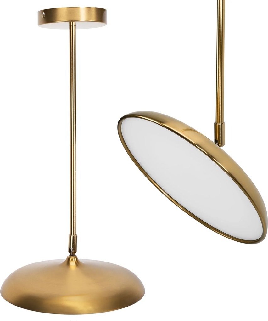 Toolight Toolight, LED stropní svítidlo APP1281-CP Gold, zlatá lesklá, OSW-05183