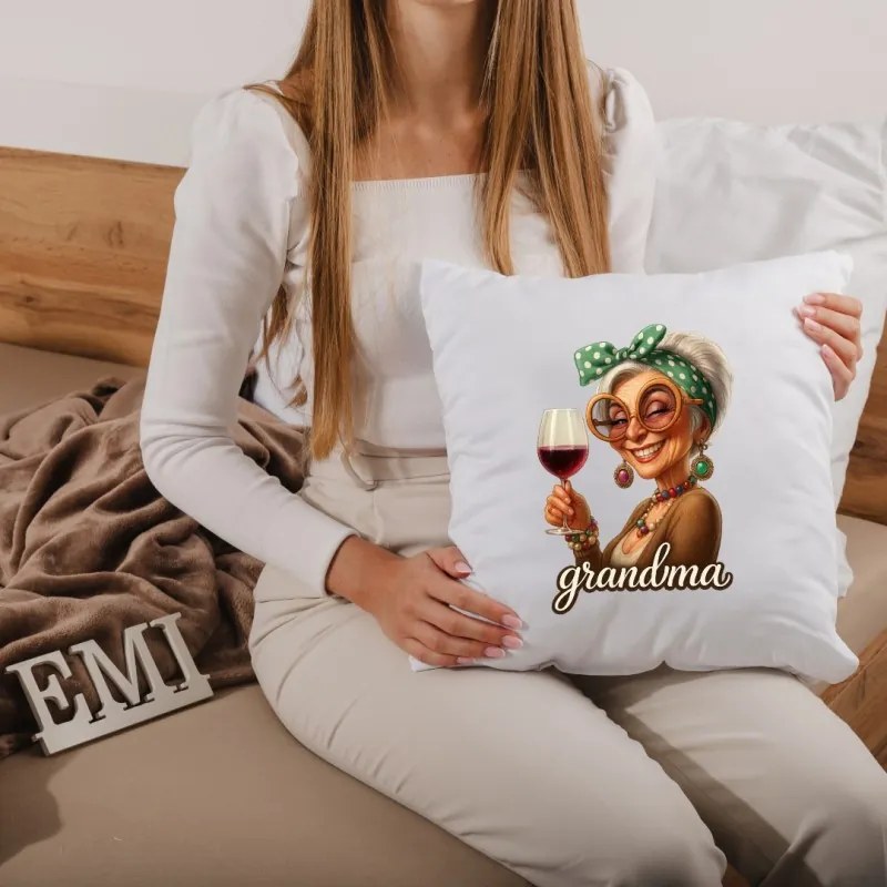 Dekorativní polštář Grandma 40x40 cm EMI