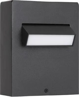 NV 9020925 Venkovní sloupkové svítidlo ZELDA černý hliník a akrylový difuzor proti oslnění LED 6W 3000K 100-240V IP65 - NOVA LUCE