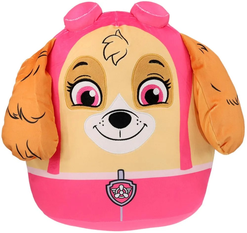 Squish polštářek Tlapková patrola - Paw Patrol - motiv Skye - 36×32×17 cm