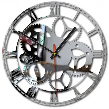 Nástěnné hodiny Quartz, samolepka dekorace, 3D zrcadlo samolepky Xmomo X0071-Trendy wall clock