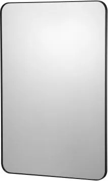 čtvercové nástěnné zrcadlo 61 × 91,4 cm zrcadlo s rámem z hliníkové slitiny