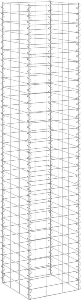 Gabionové vyvýšené záhony 3 ks 30 x 30 x 150 cm železo 151250