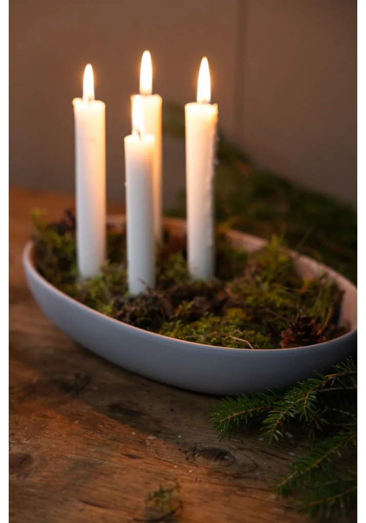 Adventní keramický svícen Gullholmen Light Grey Storefactory Scandinavia