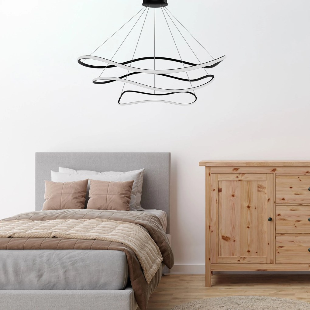 Toolight Závěsné LED osvětlení D1 LHJ016-CP3 černé