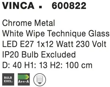 Retro lustr Vinca 40