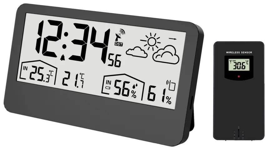 JVD Digitální rádiem řízená meteorologická stanice JVD RB3407.1