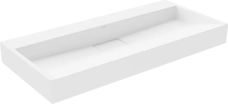 Mexen Ava umyvadlo na desku z konglomerátu B/O 100 x 46 cm, bílá - 23011000