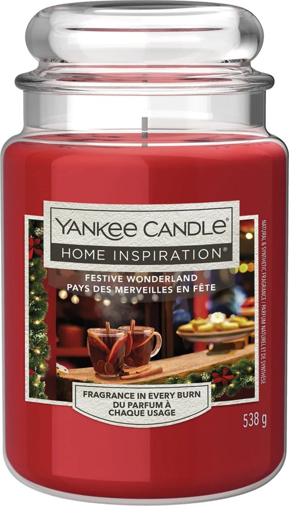 Yankee Candle Vonná svíčka ve skle Festive Wonderland