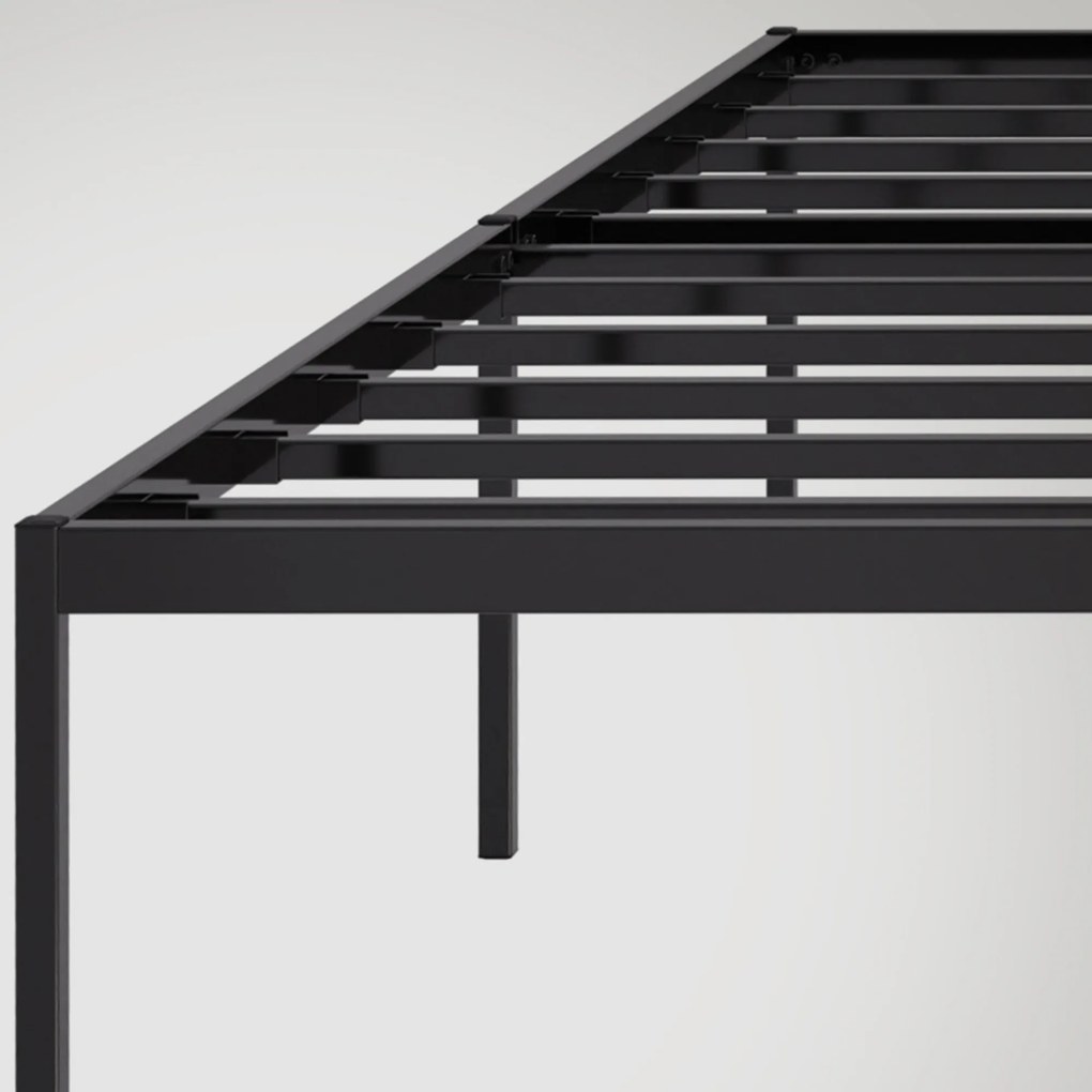 Kovová postel Fargo 200x100x42 cm – černá
