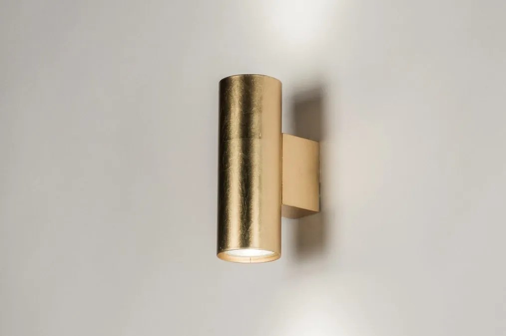 Nástěnné svítidlo Wells Gold