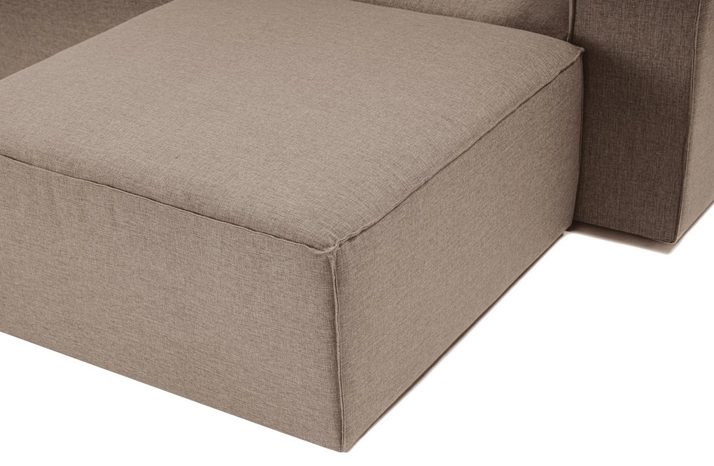 Atelier del Sofa Rohová sedací souprava Fora - Brown, Hnědá