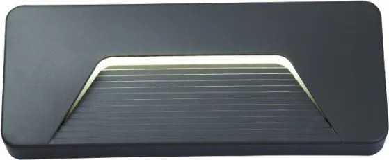 RED R11953 RENO SQ INDR nástěnná antracitová 230V LED 3W IP65 3000K - RED - DESIGN RENDL