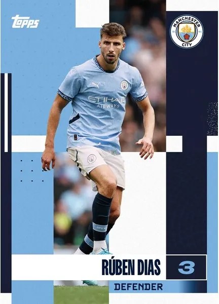 Topps fotbalové karty Manchester City FC 2024/25 Team Set