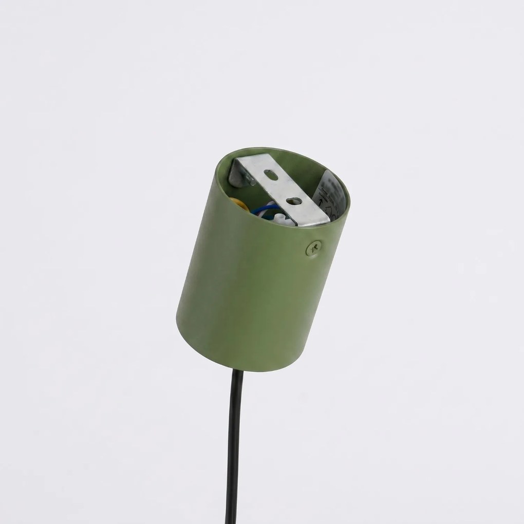 Sollux Lighting Lustr NOX 4L olivově zelený