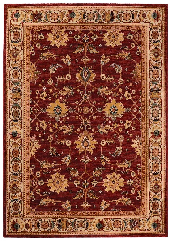 Koberce Breno Kusový koberec PRAGUE 482/IB2R, Červená, Vícebarevné, 133 x 190 cm