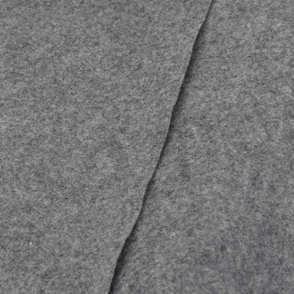 vidaXL Podložka pod bazén světle šedá Ø458 cm polyesterová geotextilie