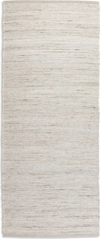 Hanse Home, Běhoun Handloom 105960 Dhaka Ivory White, 80x200, bílá, chodba / předsíň