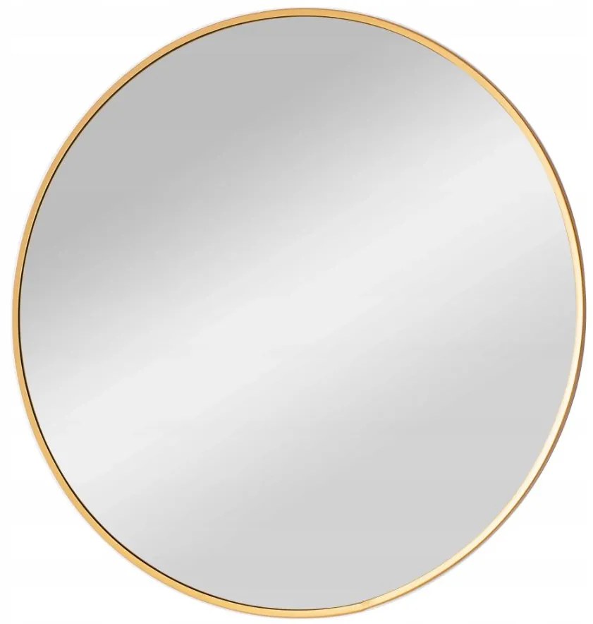REA - Tutumi kulaté zrcadlo MR18 60 cm, zlatá, HOM-06692