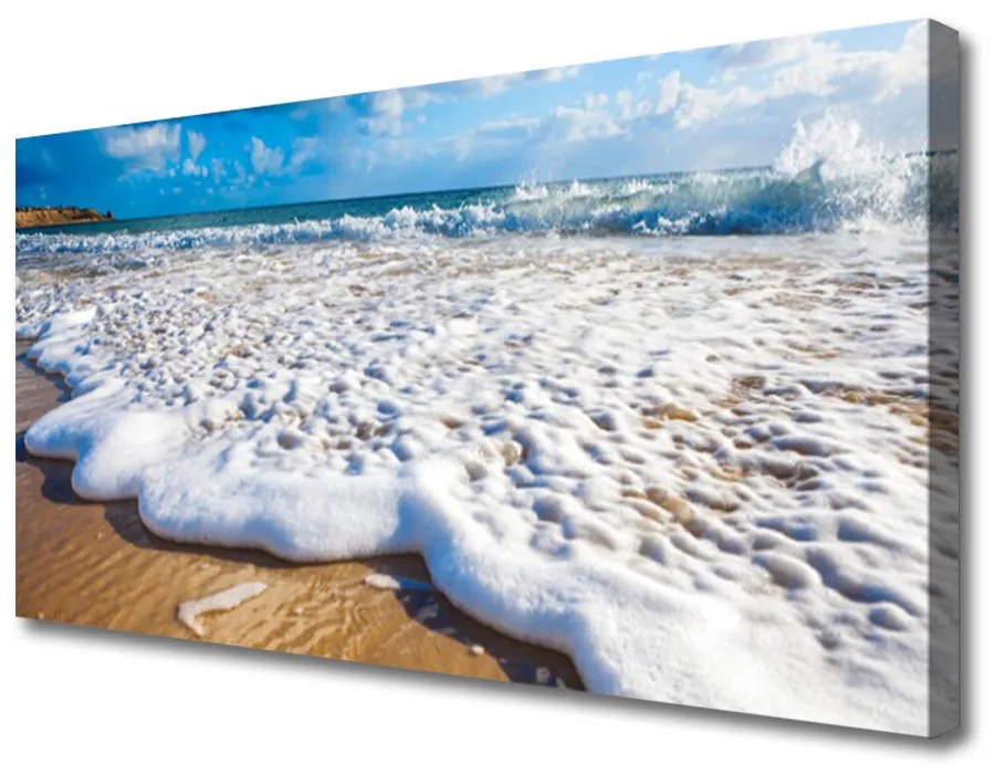 Obraz na plátně Pláž Moře Pisek Příroda 100x50 cm