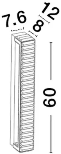 LED nástěnné svítidlo Aurelia 12 zlaté